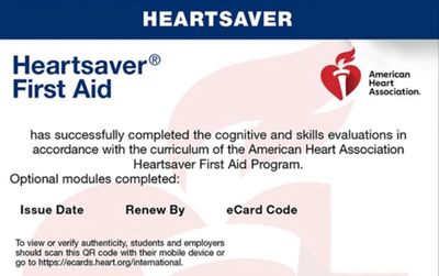 Heartsaver First Aid
